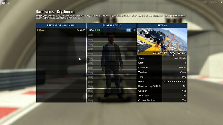 [H@mer] Racing: Issi Classic (DLC) - FiveM Releases - Cfx.re Community