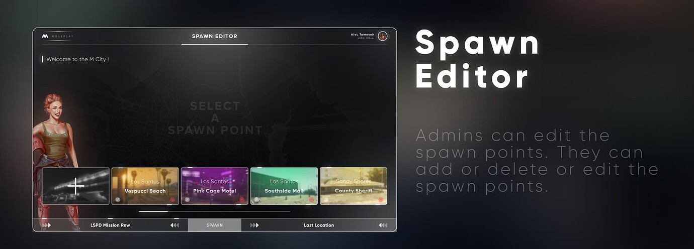 CodeM mSpawn ( Advanced Spawn Selection ) - FiveM Releases - Cfx.re ...