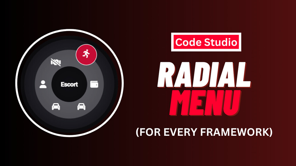 Radial Menu | QB-ESX-Standalone - FiveM Releases - Cfx.re Community