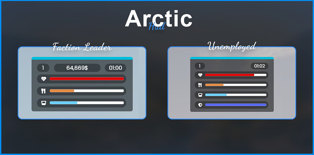 [Release] [ESX] [DISCONTINUED] Arctic Hud - FiveM Releases - Cfx.re ...