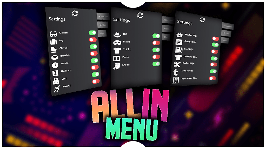 [Standalone] [PAID] - settings ui - FiveM Releases - Cfx.re Community