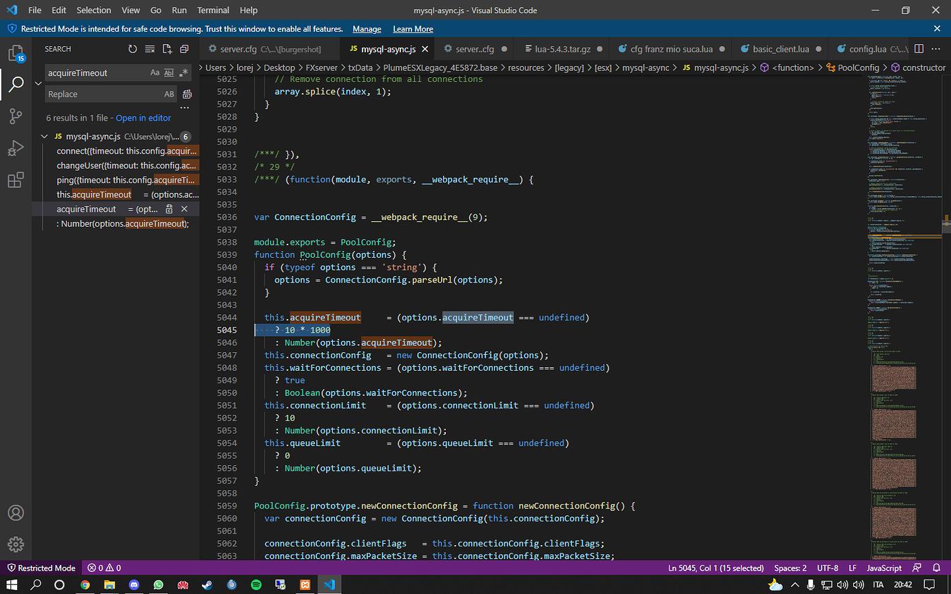 [SOLVED] [FIX ERROR] "MYSQL-ASYNC" [connect ETIMEDOUT] - Resource Support - Cfx.re Community