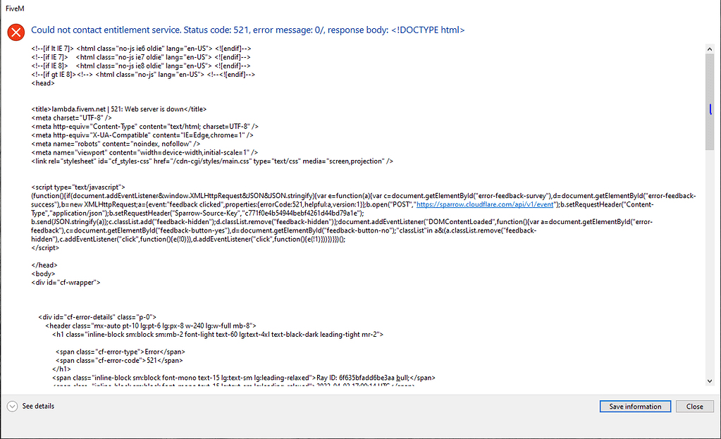 FiveM Not Launching - FiveM Discussion - Cfx.re Community