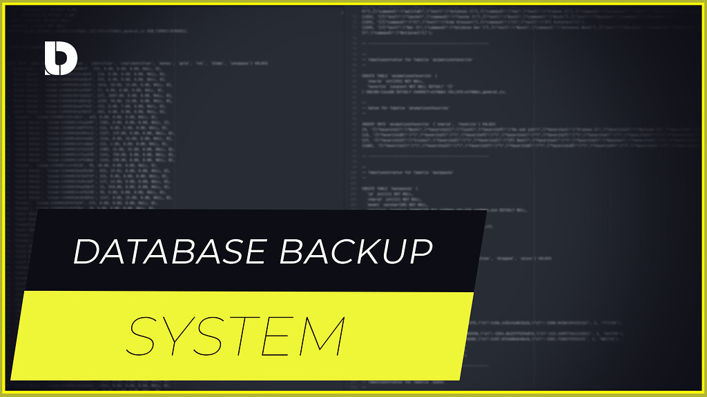 DL DBBACKUP - Automatic Database Backup System [STANDALONE] - FiveM ...