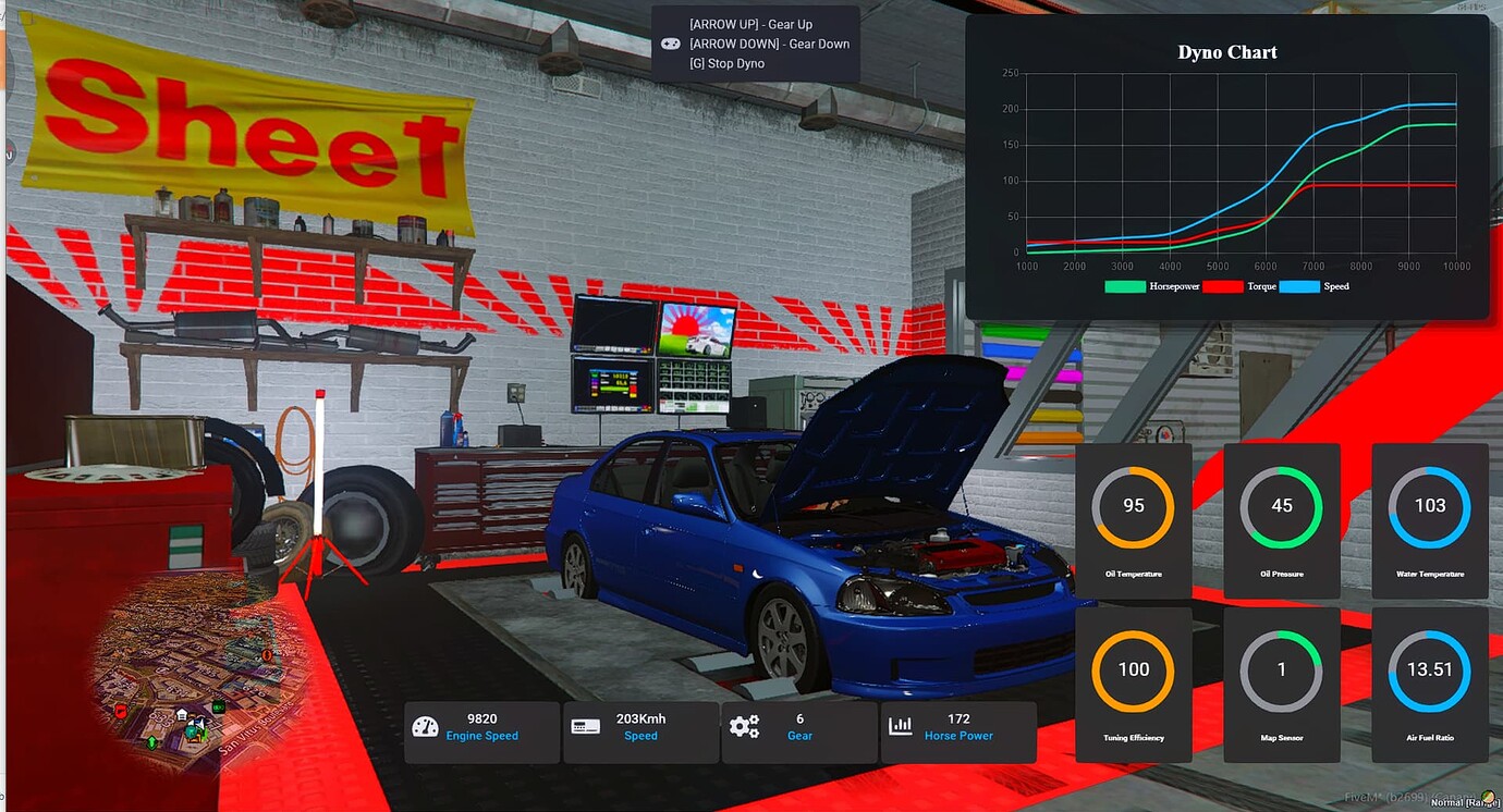 Renzu_tuners - Advanced Vehicle System | Dyno Tuning - FiveM Releases ...