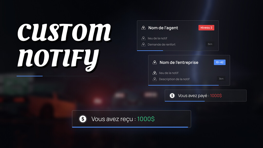 [PAID] Custom Notify - FiveM Releases - Cfx.re Community