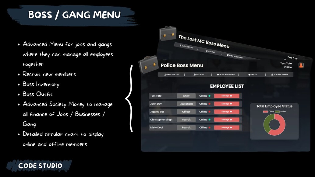 Advanced Gang & Boss Menu | [QB / ESX] - Releases - Cfx.re Community