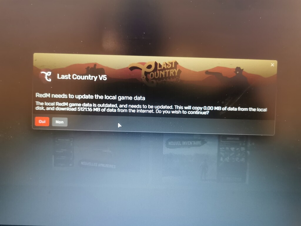 RedM needs to update the local game data - RedM Client Support - Cfx.re ...