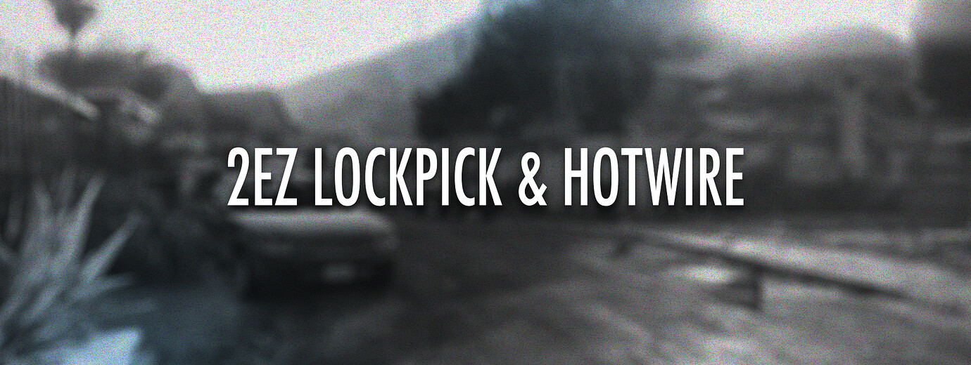 [ESX] 2EZ Lockpick & Hotwire - Releases - Cfx.re Community