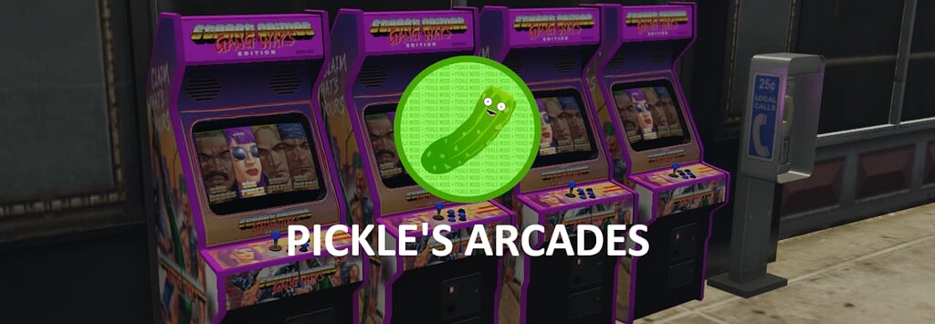 Pickle's Arcades | Player-Owned Machines, Placeable, Add Games - FiveM ...