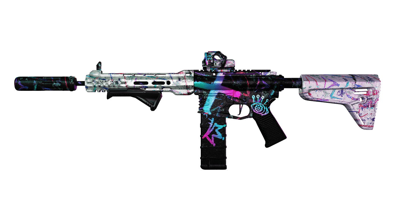 M4 Tactical NEON [add-on] [weapon] [full attachments] - FiveM Releases ...