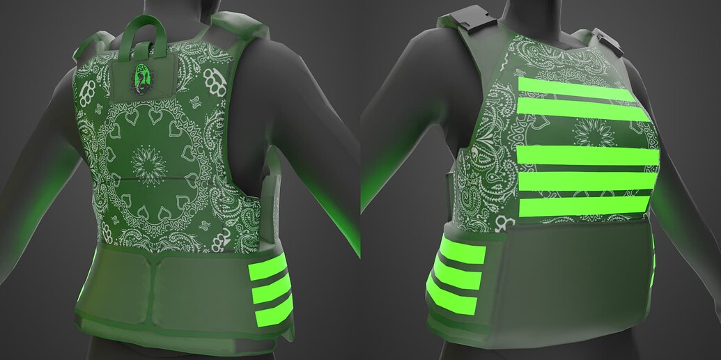 Emissive/No Glow Gang Vests (All Lore Gangs, FiveM Ready) - FiveM ...