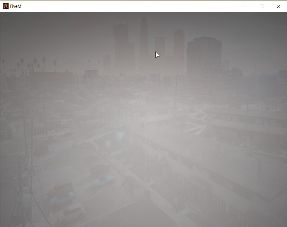 My FiveM it's just a tiny grey window with the city behind - FiveM ...