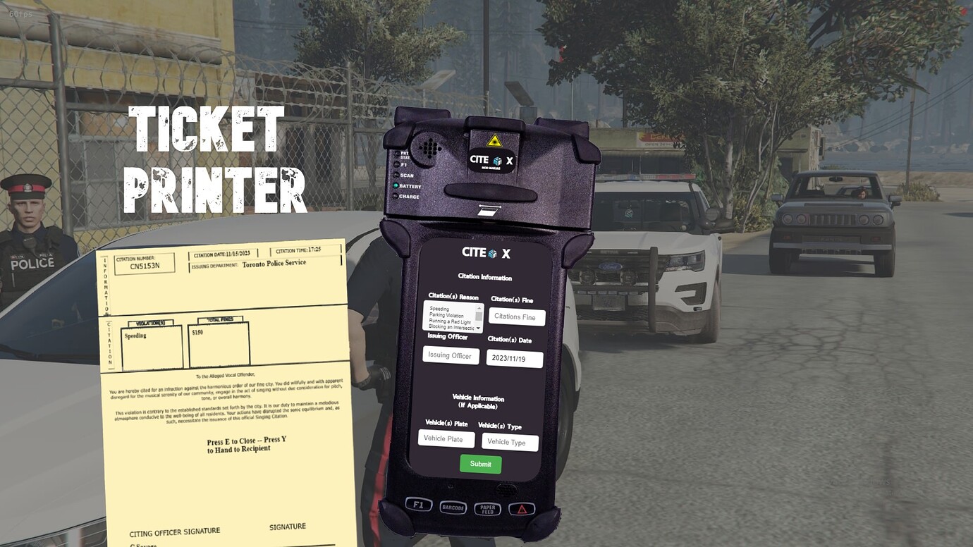 Ticket Printer | Standalone | Ticket Management | Customizable Citation ...
