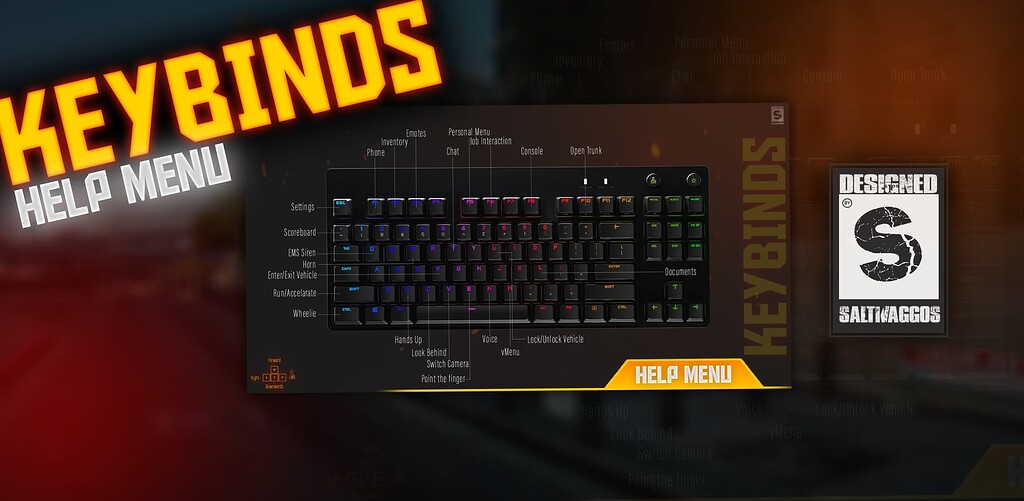 Keybinds help menu - FiveM Releases - Cfx.re Community