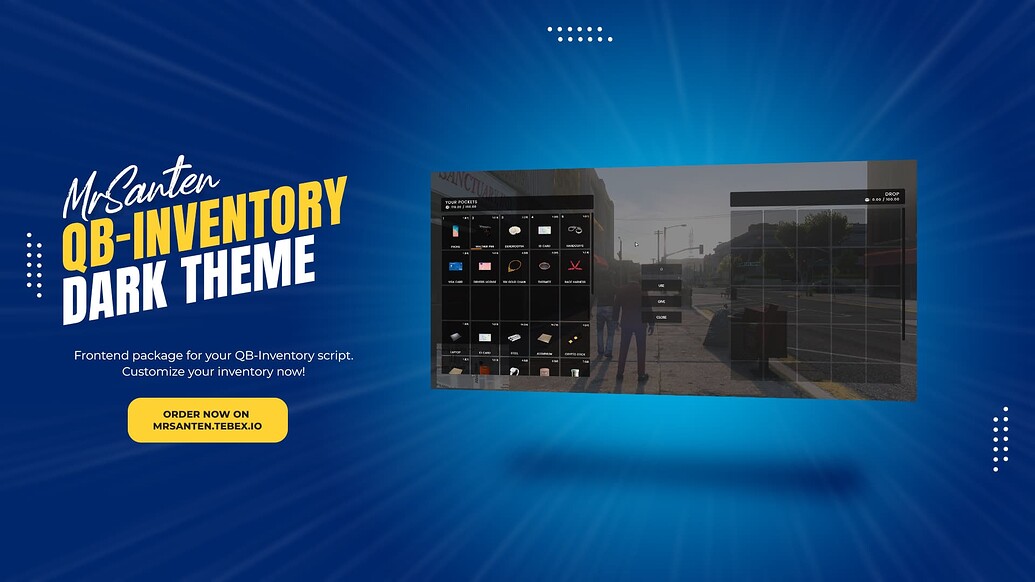 [QBCore] QB-Inventory Theme - Dark - FiveM Releases - Cfx.re Community