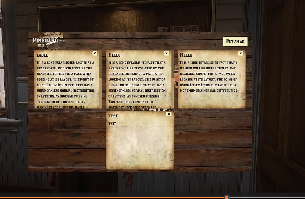 [STANDALONE][PAID] Pinboard - RedM Releases - Cfx.re Community