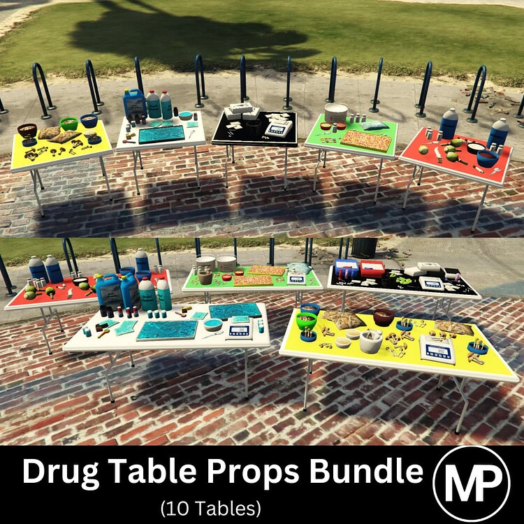 [UPDATED] Drug Table Props - FiveM Releases - Cfx.re Community