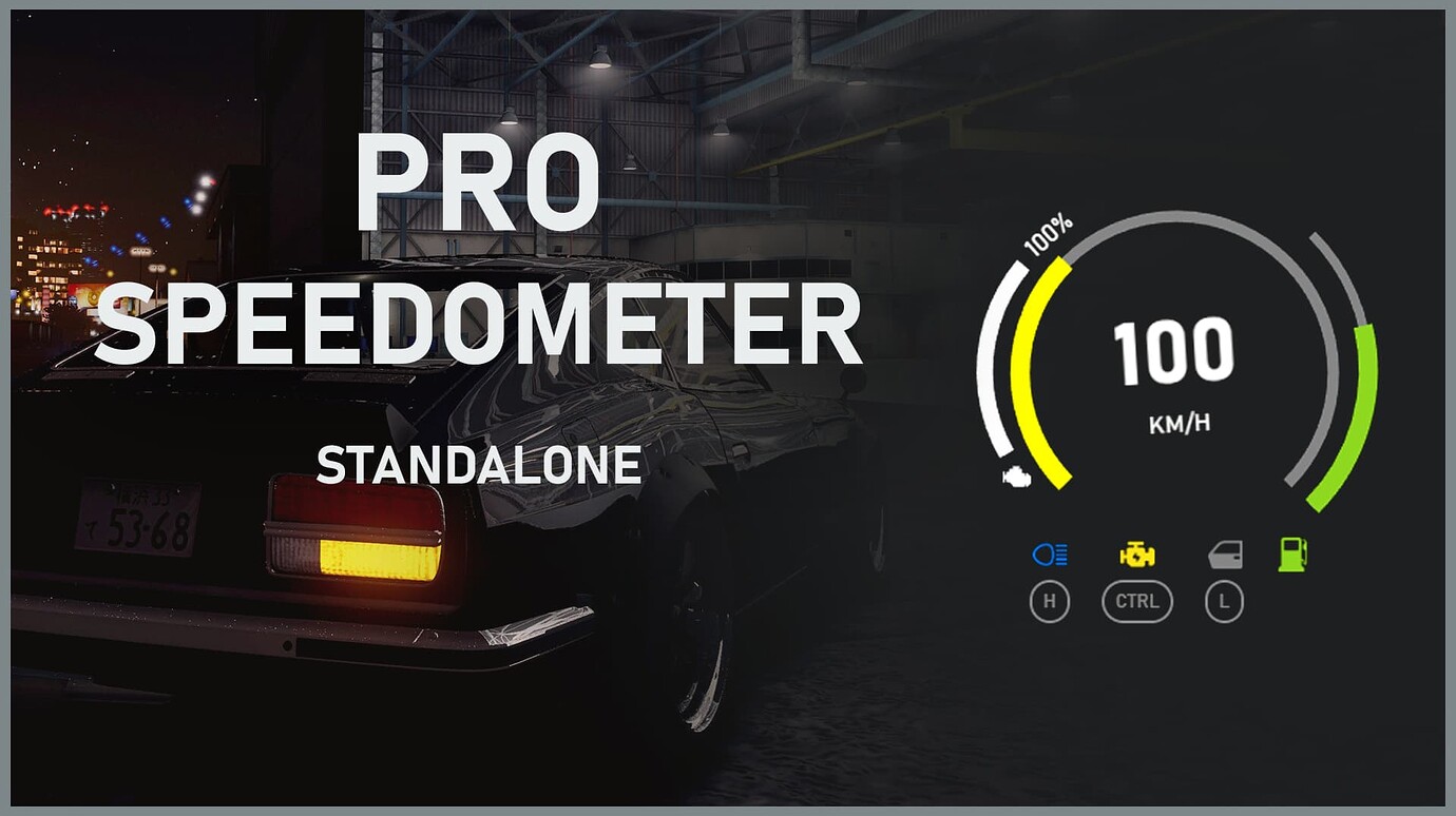 [Standalone] PRO Speedometer - FiveM Releases - Cfx.re Community