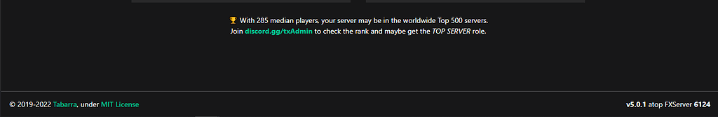 Bug server artifact version is outdated - Bug Reports - Cfx.re Community