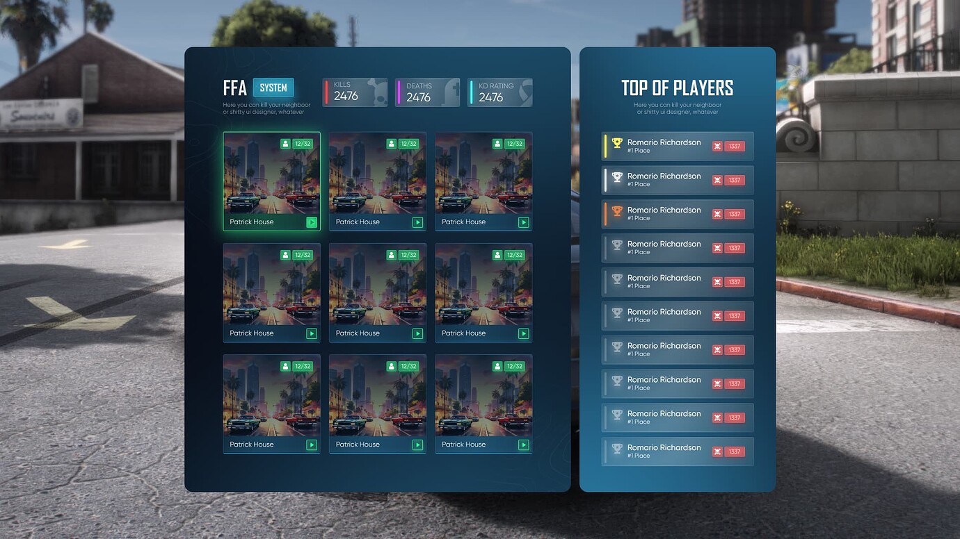 [ESX | QB] FFA System - FiveM Releases - Cfx.re Community