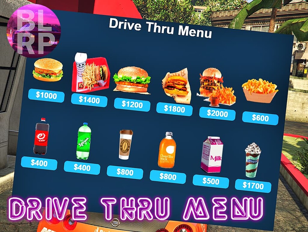 [PAID][ESX] DriveThru Menu - FiveM Releases - Cfx.re Community