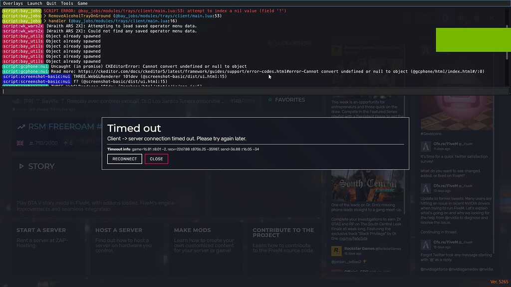 Five m Timed out Script error - FiveM Client Support - Cfx.re Community