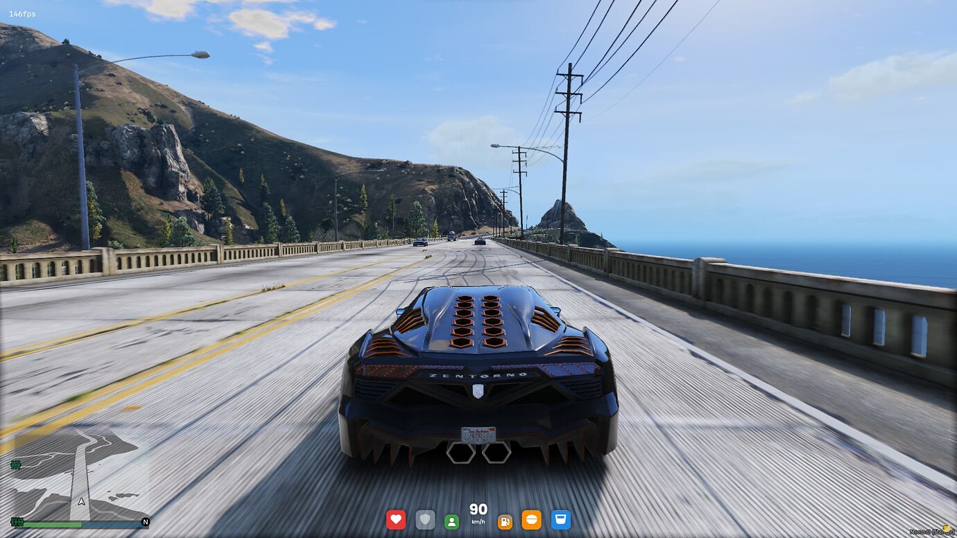 [FREE] [QB][ESX] 📺 east - HUD (player status & speedometer) - FiveM ...