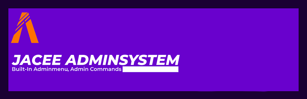 Jacee-AdminSystem - FiveM Releases - Cfx.re Community