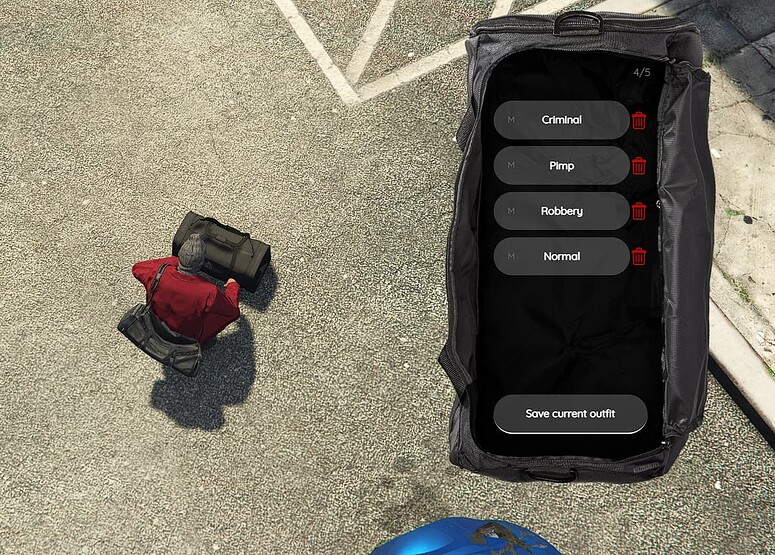 Outfit bag [ESX + QB] - FiveM Releases - Cfx.re Community