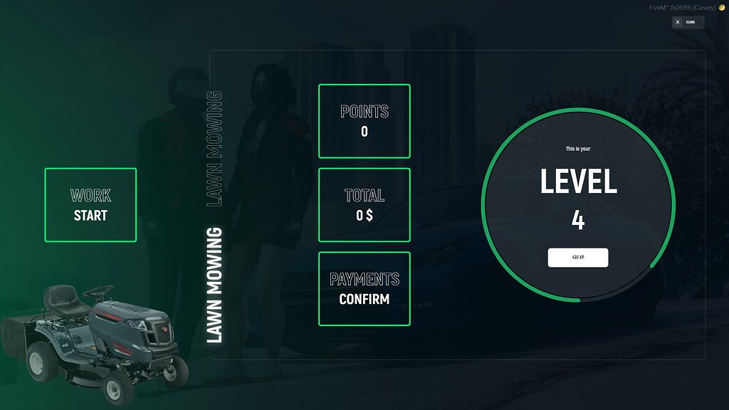 [2€] [ESX] Lawnmower JOB with LVL system - FiveM Releases - Cfx.re ...