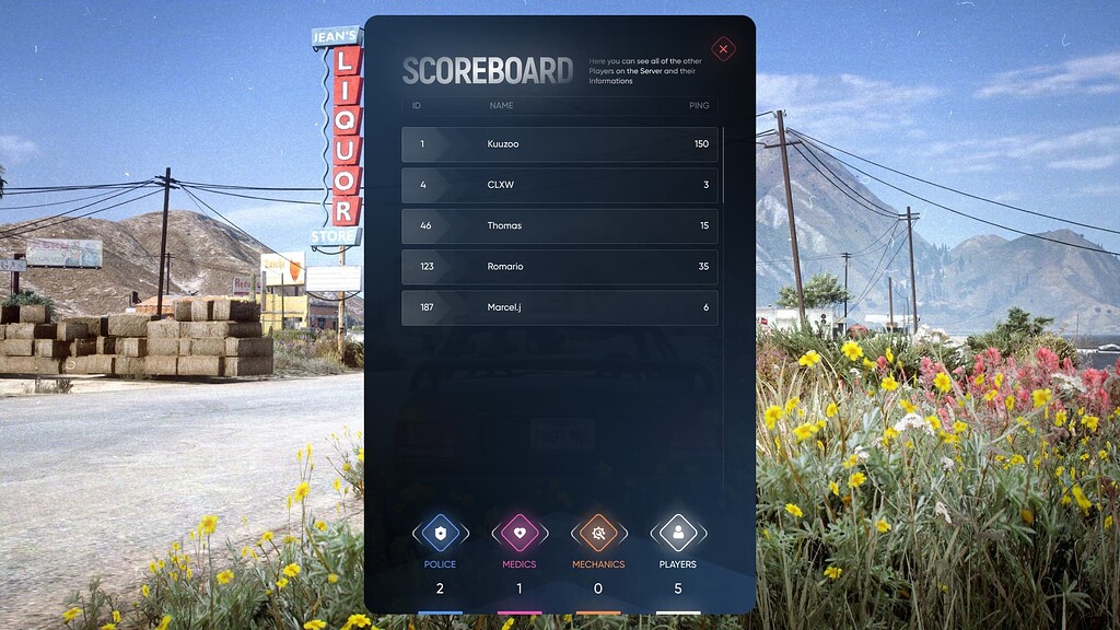 [PAID] [ESX & QB-Core] 9M - Scoreboard Lite | Enhance Server Experience and Player Insights ...