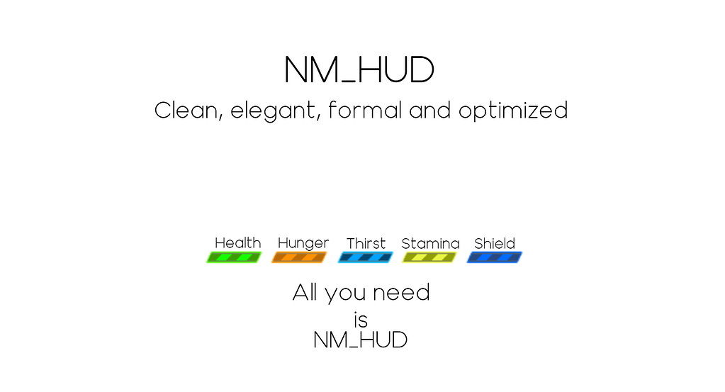 [RELEASE] nm_hud - FiveM Releases - Cfx.re Community