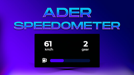 [RELEASE] [FREE] Modern Speedometer - ader_speedometer - FiveM Releases - Cfx.re Community