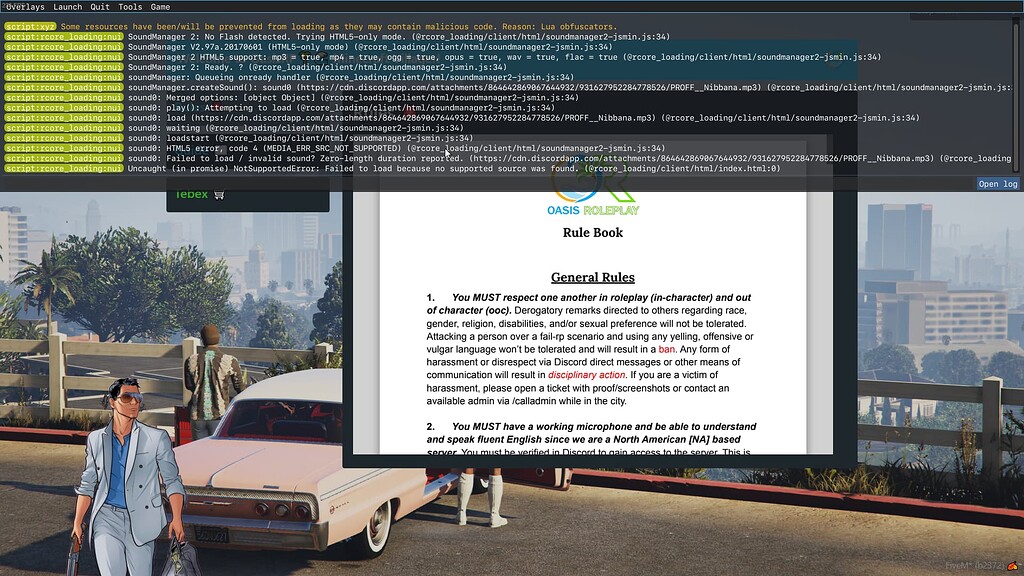 Issue with getting into the Server after connecting to it - FiveM ...