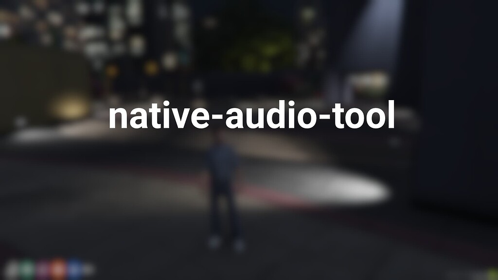 [FREE] Native Audio Tool - FiveM Releases - Cfx.re Community