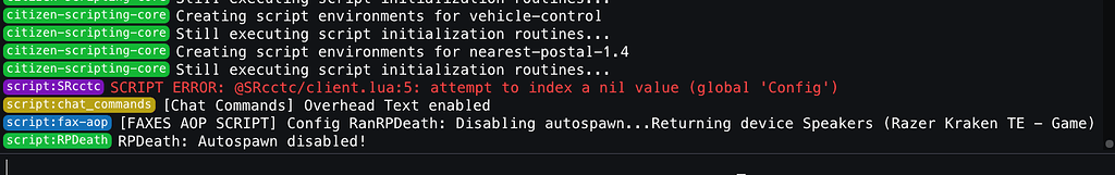 SCRIPT Error vRP 2 - Discussion - Cfx.re Community SCRIPT Error vRP 2 - Discussion - Cfx.re Community