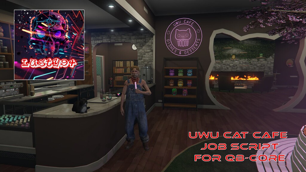 [PAID] [QB] uWu Cat Cafe Job - FiveM Releases - Cfx.re Community