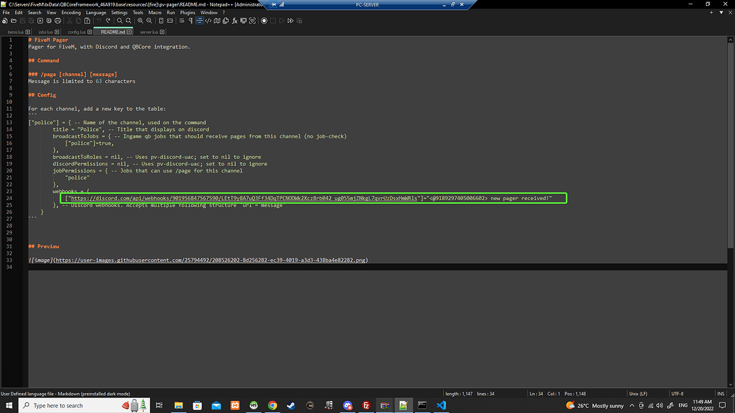 [Open Source] [QBCore] FiveM Pager System with Discord Integration - FiveM Releases - Cfx.re ...