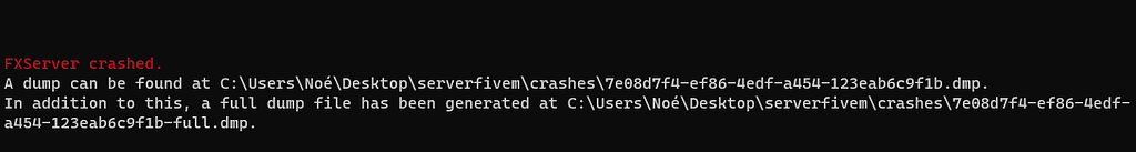 FXserver just crash without error - Server Discussion - Cfx.re Community