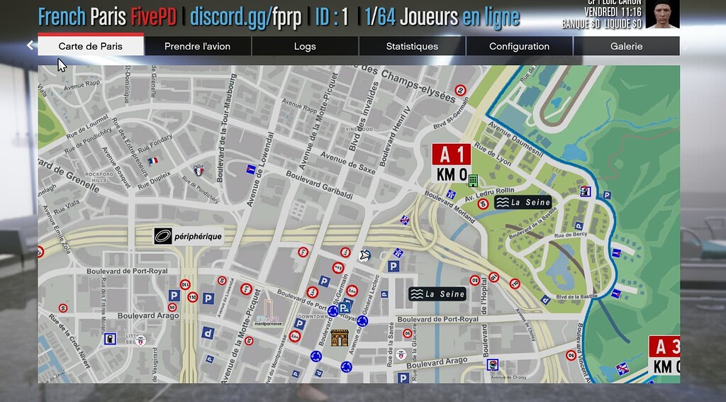 Escape menu with number of players: - FiveM Discussion - Cfx.re Community
