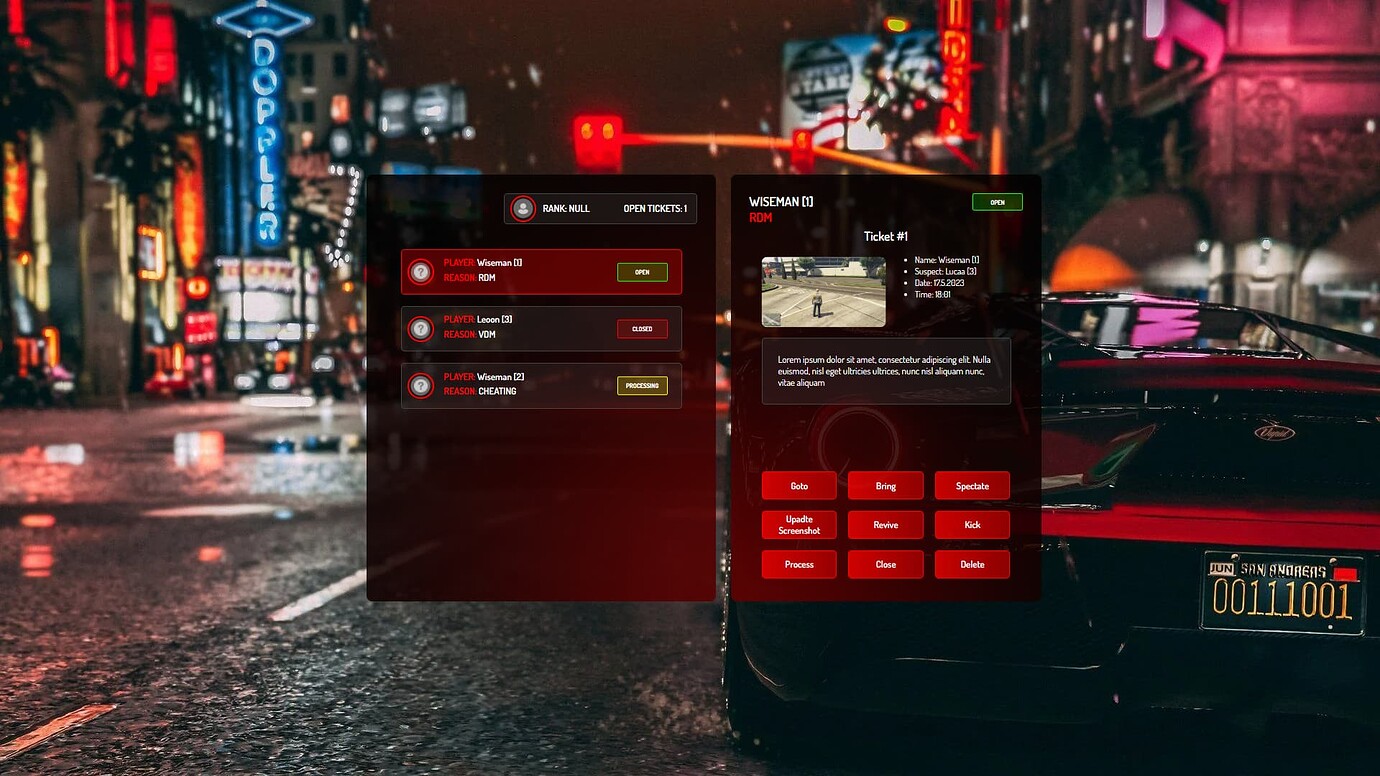 [Standalone] Wise Report - Report and Ticketsystem - FiveM Releases ...