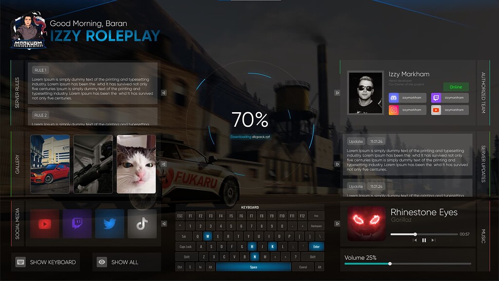 [PAID] Advanced Loading Screen 6.00€ [ESX / QB] - FiveM Releases - Cfx ...