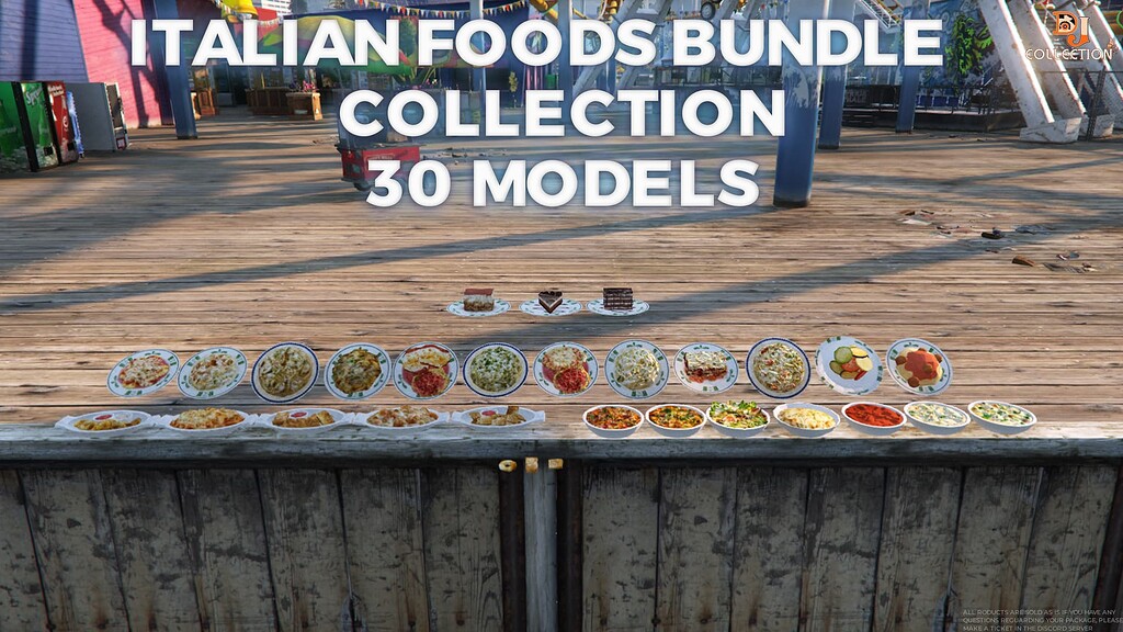 [PAID] [PROPS] Italian Food - FiveM Releases - Cfx.re Community