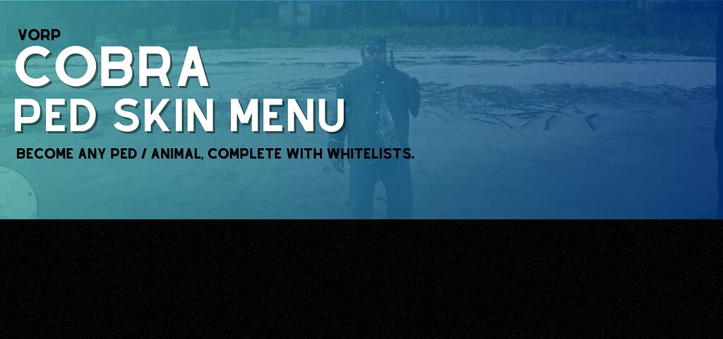 [PAID - $20][VORP] Cobra Ped Menu - RedM Releases - Cfx.re Community