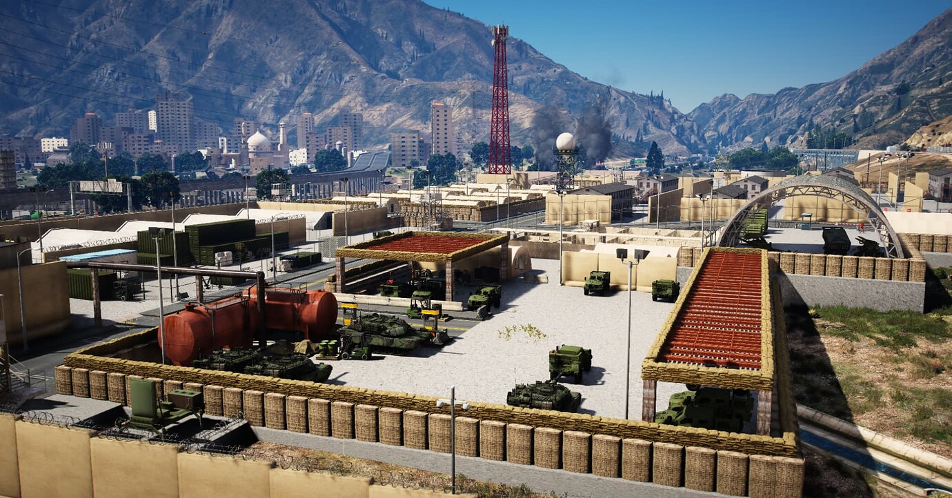 Massive Military FOB "Honker Hill" | FiveM Map - FiveM Releases - Cfx ...