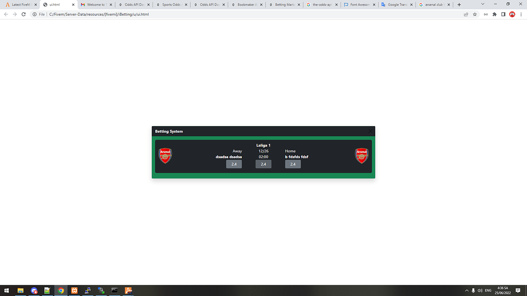 [ESX/QB] iBetting: Sports betting system - FiveM Releases - Cfx.re ...