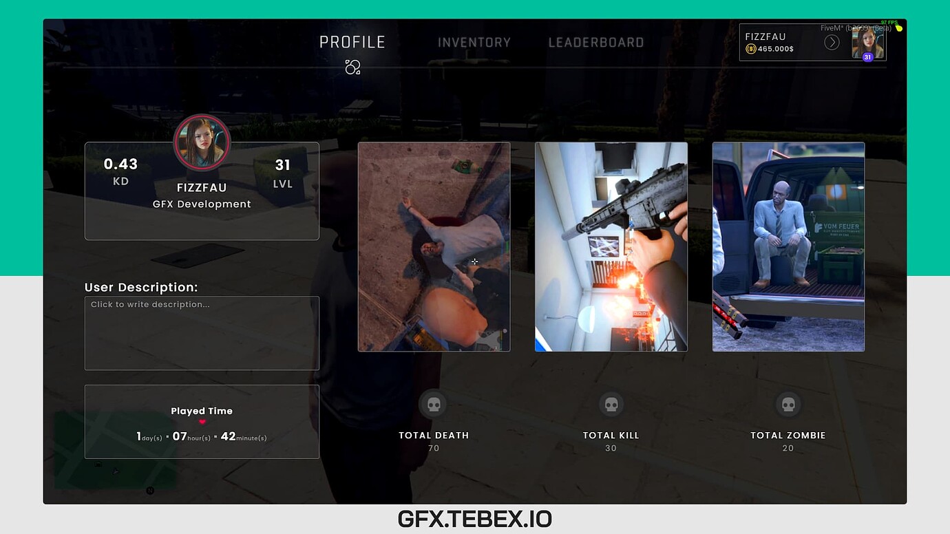 [PAID] GFX All In One Menu For PVP Servers (Inventory & Profile ...
