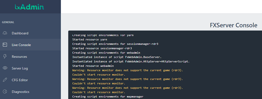 Major issues with Redem and txAdmin - Server Support - Cfx.re Community