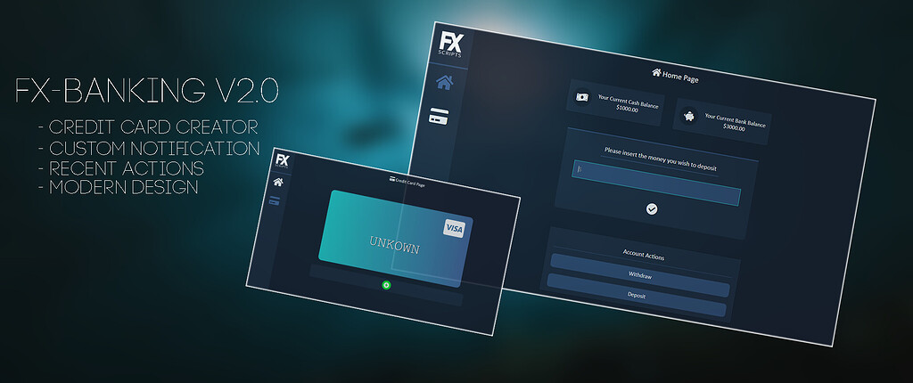 FX-Banking - Advanced Banking System - FiveM Releases - Cfx.re Community